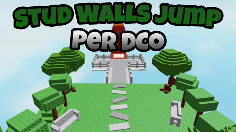 Obby de Salto de Paredes de Stud - Roblox