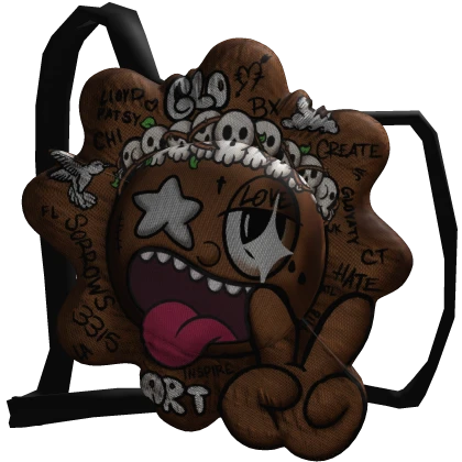 Brown Off Shoulder Glo Sun Backpack Plush 3.0 | Roblox Item - Rolimon's