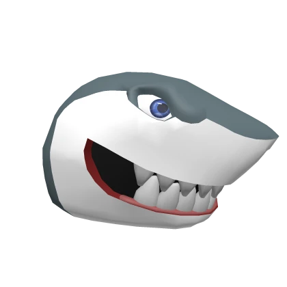 Shark Head V2 [Grey] | Roblox Item - Rolimon's