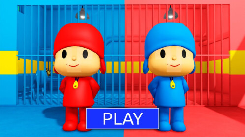 POCOYO VS RED POCOYO PRISON RUN! (Obby) - Roblox