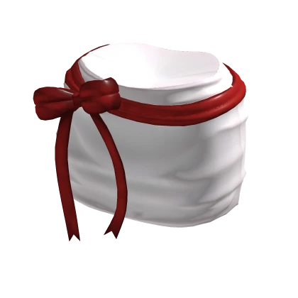 White Classic Velvet Skirt With Red Bow Ribbon | Roblox Item - Rolimon's