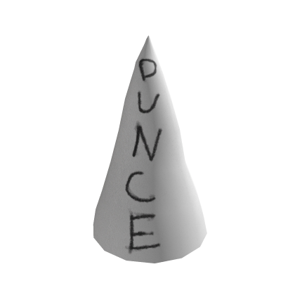 Chapeau sport DUNCE bad - Roblox