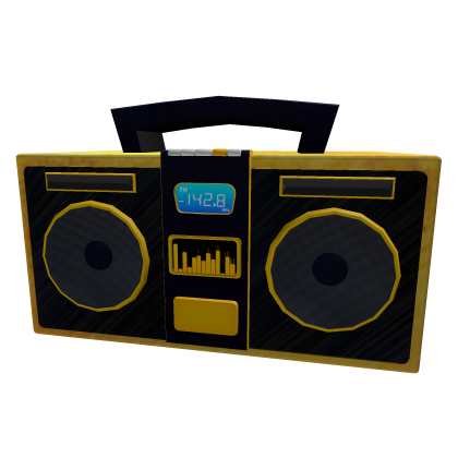 Cabeza de BoomBox Dorada (Animada) - Roblox