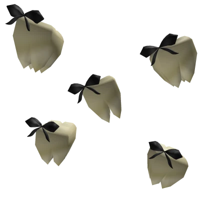Weirdcore Black Dainty Lace Bow Teeth Backround | Roblox Item - Rolimon's