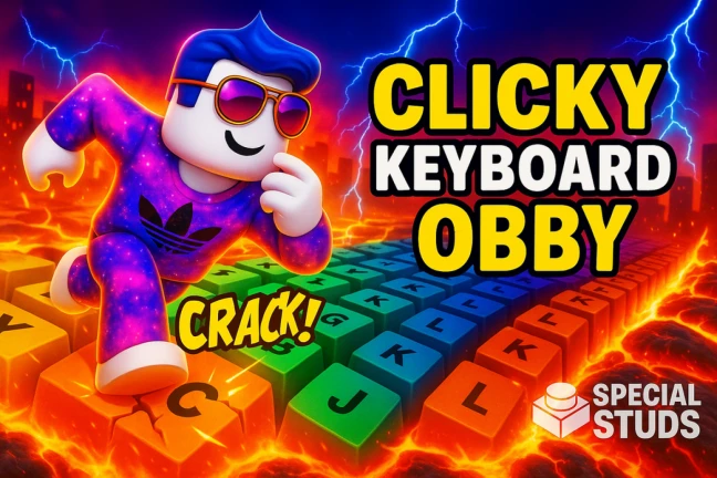 Obby de Teclado Clicky - Roblox