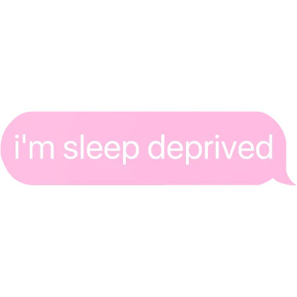 i'm sleep deprived text | Roblox Item - Rolimon's