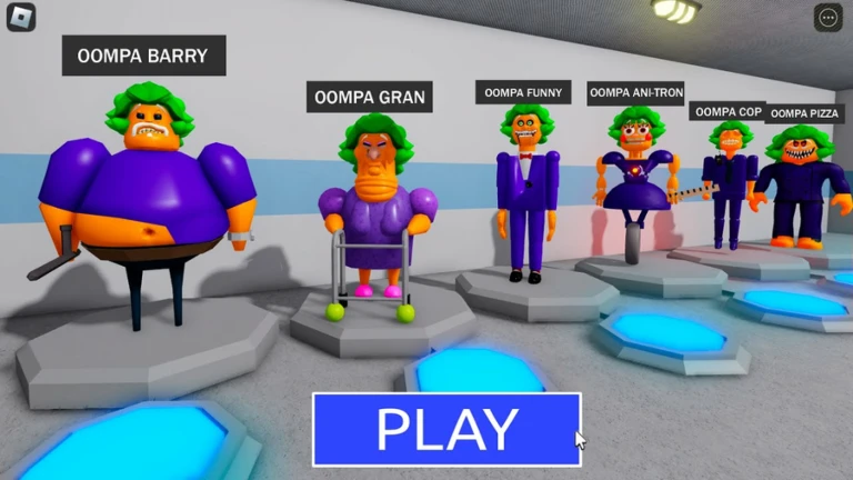 [NEW ] OOMPA LOOMPA 배리의 감옥 달리기! (오비) - Roblox