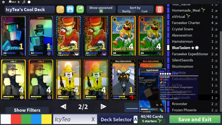 Blox Cartas - Roblox