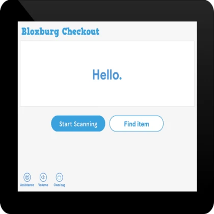 Self Checkout Screen