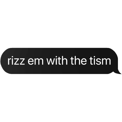 rizzem with the tism text | Roblox Item - Rolimon's