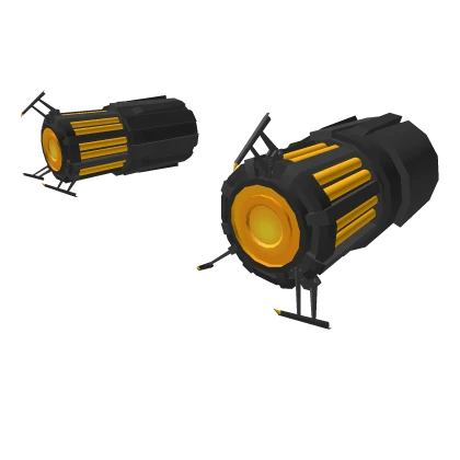Gravity Cyber Shoulder Blasters (Yellow) | Roblox Item - Rolimon's