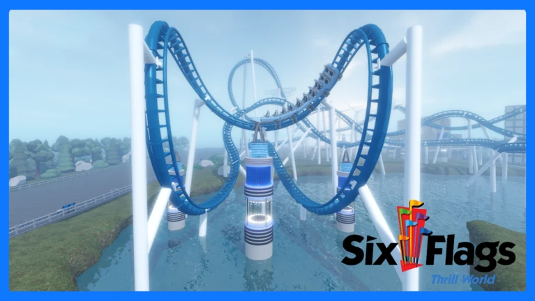 Parque Temático │ Six Flags - Roblox