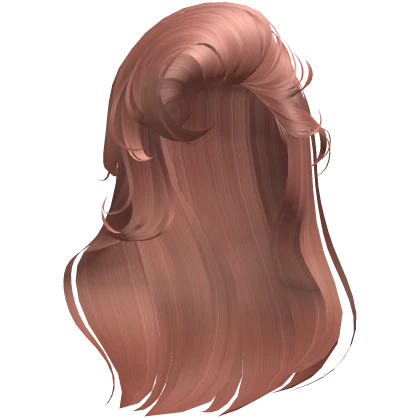 Strawberry Red Volumious Wavy Side Part Hair | Roblox Item - Rolimon's