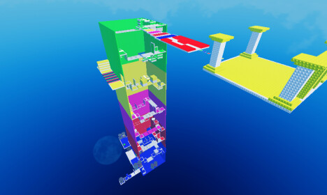 Easy Wall Hop Tower - Roblox