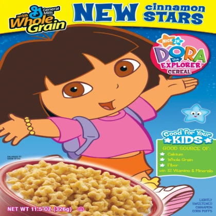 Dora the Explorer Cinnamon Stars Cereal [RE-DONE]