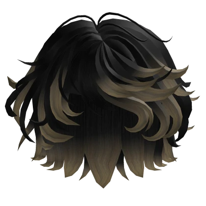 Short Layered Bob Hair Black&Biege | Roblox Item - Rolimon's