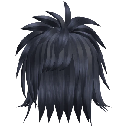 Rockstar Scene Voluminous Emo Anime Blue Hair | Roblox Item - Rolimon's
