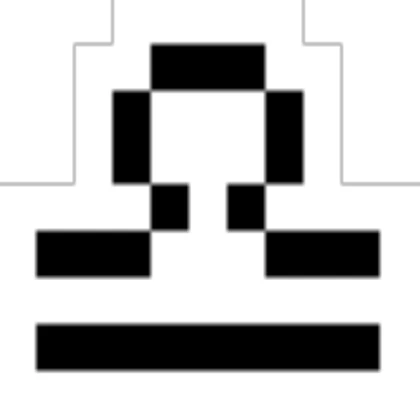 Zodiac Sign Pixel Art: Libra