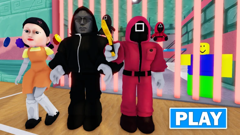 撚 SQUID GAME FAMILY PRISION RUN ESCAPE! (Obby) - Roblox