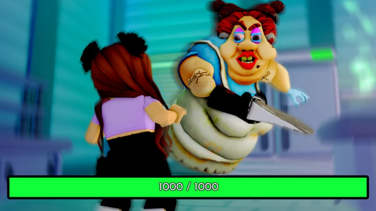 ESCAPE EVIL LUNCH LADY! | Jogue na Roblox