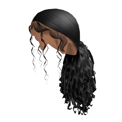 Queue de cheval bas [noir] - Roblox