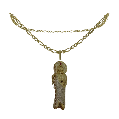 San Judas 24k Gold Diamond Chain | Roblox Item - Rolimon's