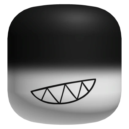 Sharp Teeth Face - White | Roblox Item - Rolimon's