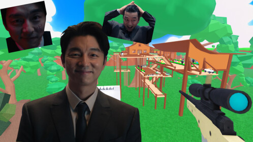 Squid Game에서 생존하고 세일즈맨을 죽이기 撚 - Roblox
