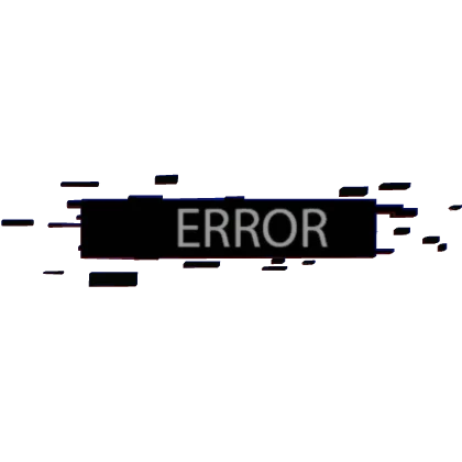 [Animated] Glitched Censor Bar- ERROR | Roblox Item - Rolimon's