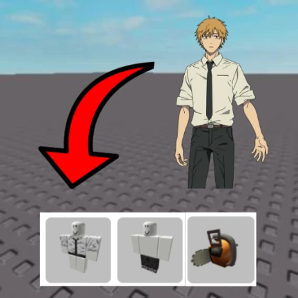 Chainsaw Man Outfits [Cosplay Denji] Avatar - Roblox