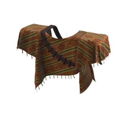 Vibrant Cowboy Poncho - Roblox