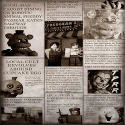 FNAF Newspaper