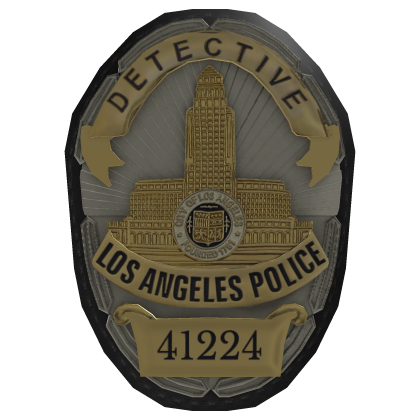 LAPD DETECTIVE BADGE cintura - Roblox