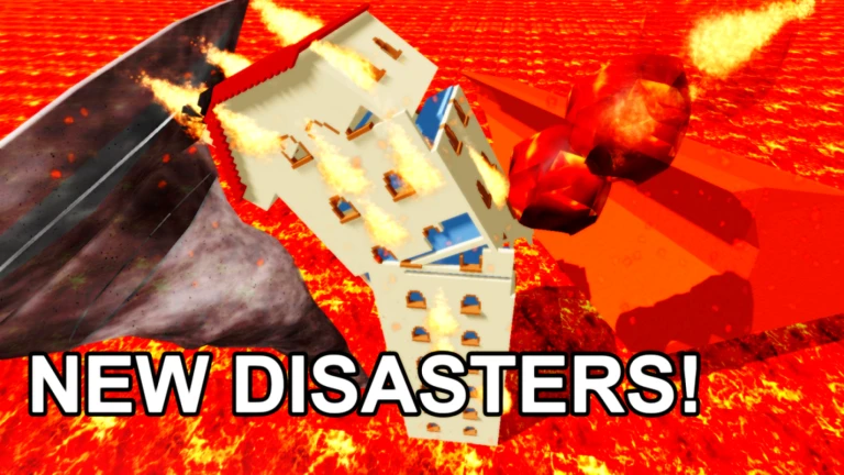 Jogo LAVA TSUNAMI (NOVOS DESASTRES!) - Roblox