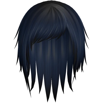Blue Long Straight Vkei Emo Boy Hair | Roblox Item - Rolimon's