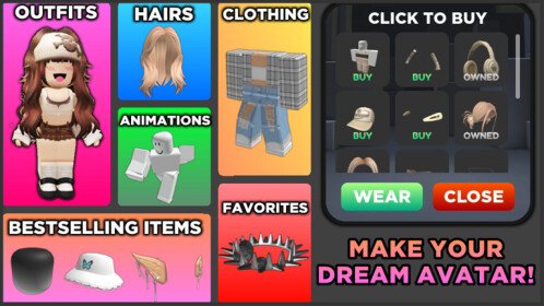 PLS DONATE Catálogo Avatar Creator Outfit Loader - Roblox