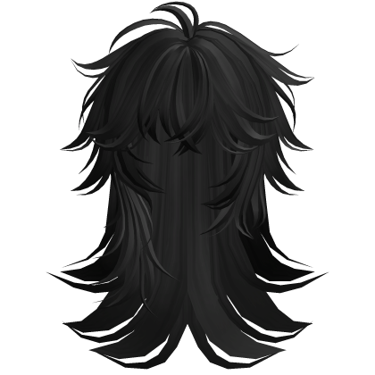 Capelli Anime Asimmetrici (Nero) - Roblox