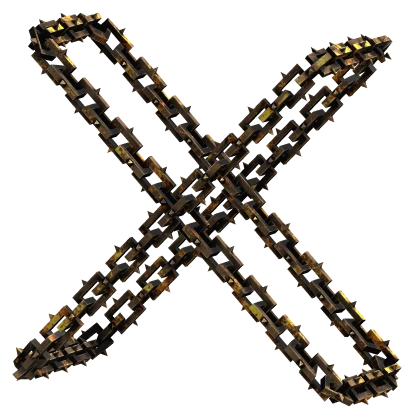 Rusty Goth Spikey Body Chain | Roblox Item - Rolimon's