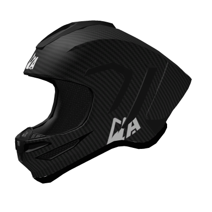 Black Carbon Motorcycle Helmet Alpina R1 Visorless - Roblox