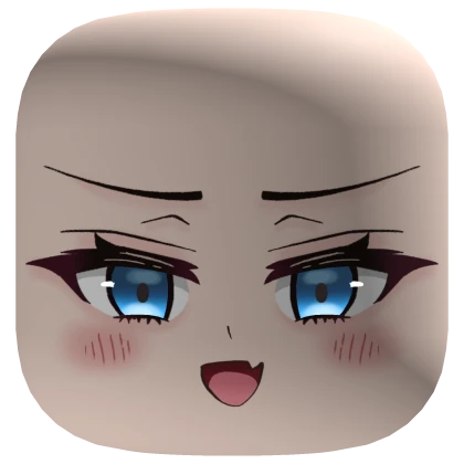 Blue Eyes Smirk Face | Roblox Item - Rolimon's