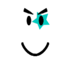 Teal Rock Star Smile