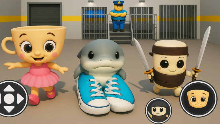 TRALALERO TRALALA FAMILY PRISÃO RUN ESCAPE! Obby - Roblox