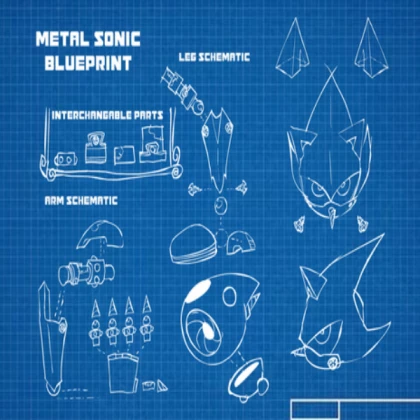 Metal Sonic Blueprint [FOR ROLEPLAY]