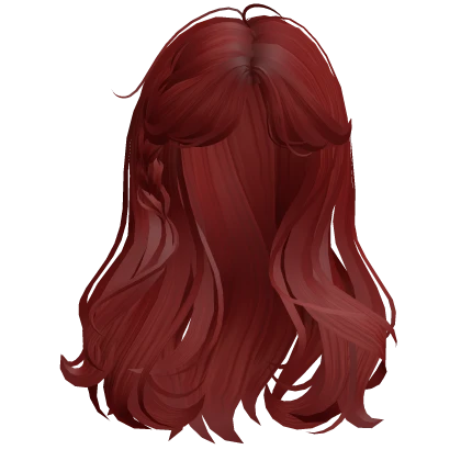 Wispy Swirly Braided Waves (Red) | Roblox Item - Rolimon's