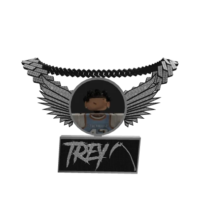 "1of1" Trey Custom Chain | Roblox Item - Rolimon's