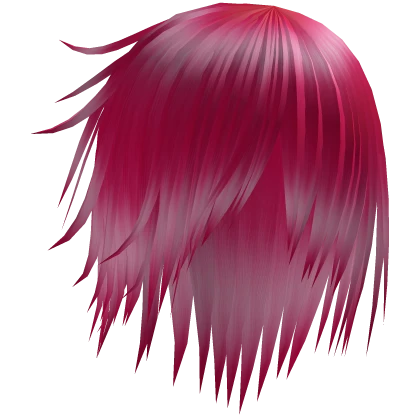 Fuchsia Pink Emo Unkept Vkei Punk Hair | Roblox Item - Rolimon's