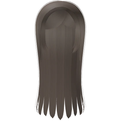 y2k thin straight long emo hair dust brown | Roblox Item - Rolimon's