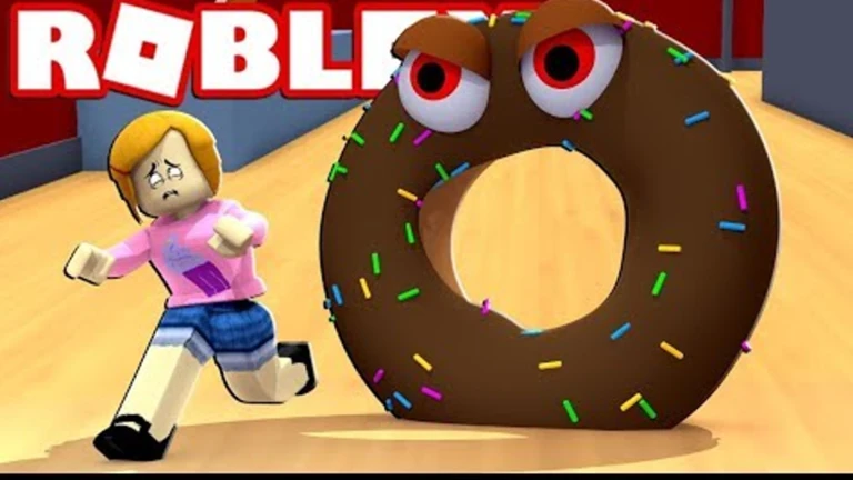 (NOVO) Fuja da loja de donuts! - Roblox