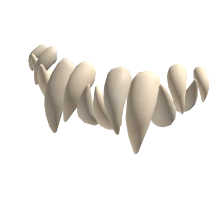 Sharp Teeth - White | Roblox Item - Rolimon's