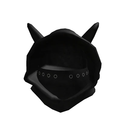 Black Devil Hood Mask | Roblox Item - Rolimon's